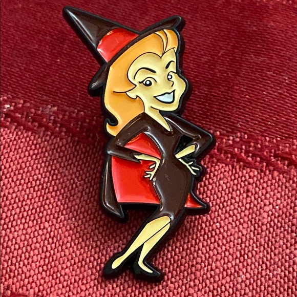 Jewelry | New Charming Bewitched Enamel Pin Red And Black Broach | Poshmark